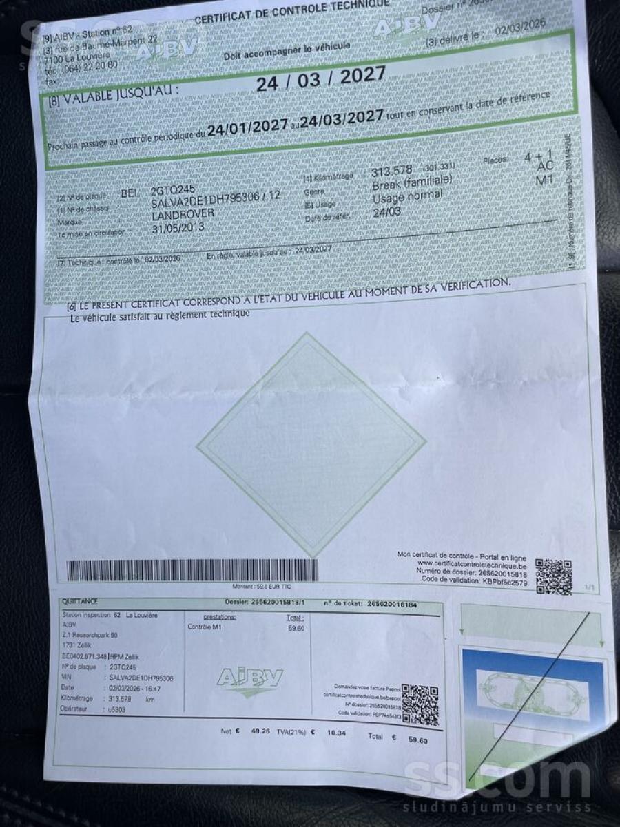 Pelēks Land Rover Range Rover Evoque 2013 Rīga, ar dzinēja tilpumu 2.20 L un nobraukumu 317 tūkst. km par 7390 €, foto 19 vietnē AUTOMOTO.COM.LV