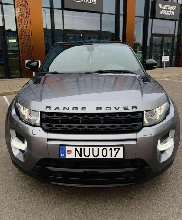 Pelēks Land Rover Range Rover Evoque 2013 Kauņa, ar dzinēja tilpumu 2.18 L un nobraukumu 270 tūkst. km par 11500 €, foto 2 vietnē AUTOMOTO.COM.LV