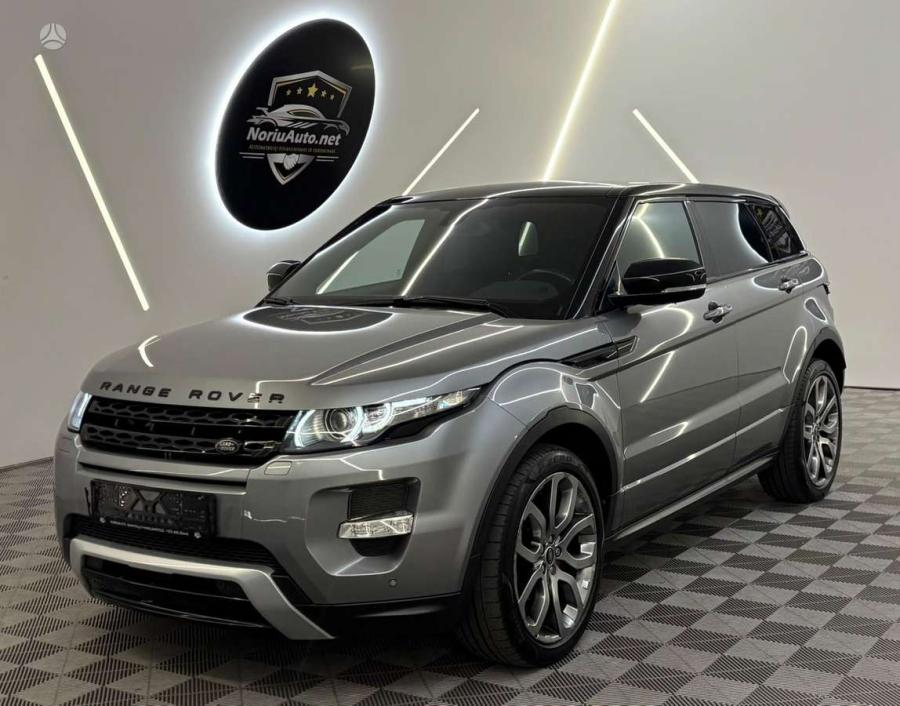 Grey Land Rover Range Rover Evoque 2013 in Marijampole, with an engine capacity of 2.18 L and mileage of 193 thousand km for 12999 €, photo 10 on AUTOMOTO.COM.LV
