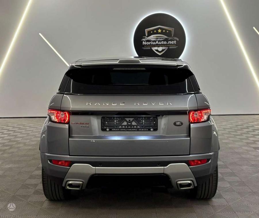 Grey Land Rover Range Rover Evoque 2013 in Marijampole, with an engine capacity of 2.18 L and mileage of 193 thousand km for 12999 €, photo 32 on AUTOMOTO.COM.LV