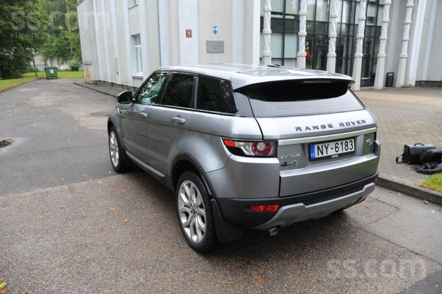 Grey Land Rover Range Rover Evoque 2014 in Jelgava, with an engine capacity of 2.20 L and mileage of 208 thousand km for 9600 €, photo 7 on AUTOMOTO.COM.LV