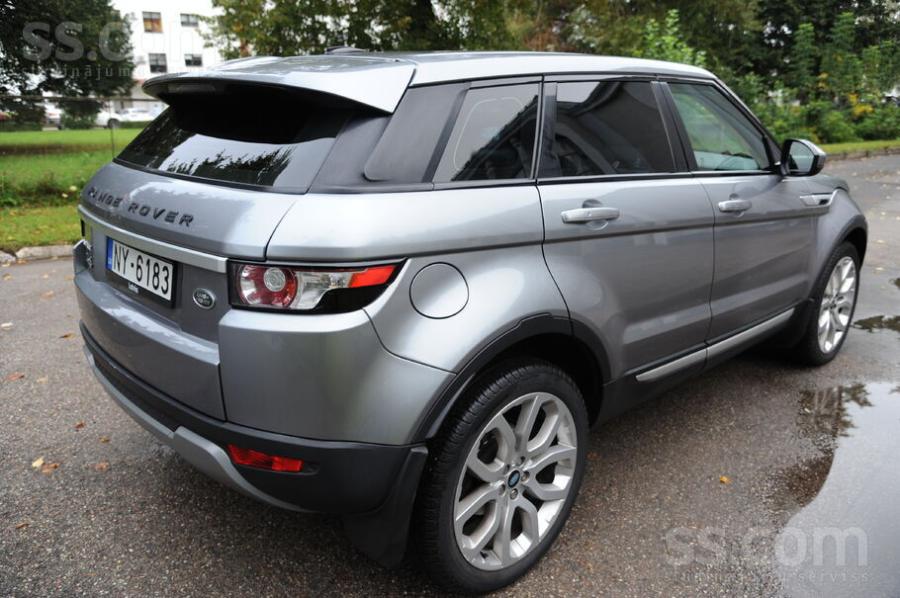 Grey Land Rover Range Rover Evoque 2014 in Jelgava, with an engine capacity of 2.20 L and mileage of 208 thousand km for 9600 €, photo 8 on AUTOMOTO.COM.LV