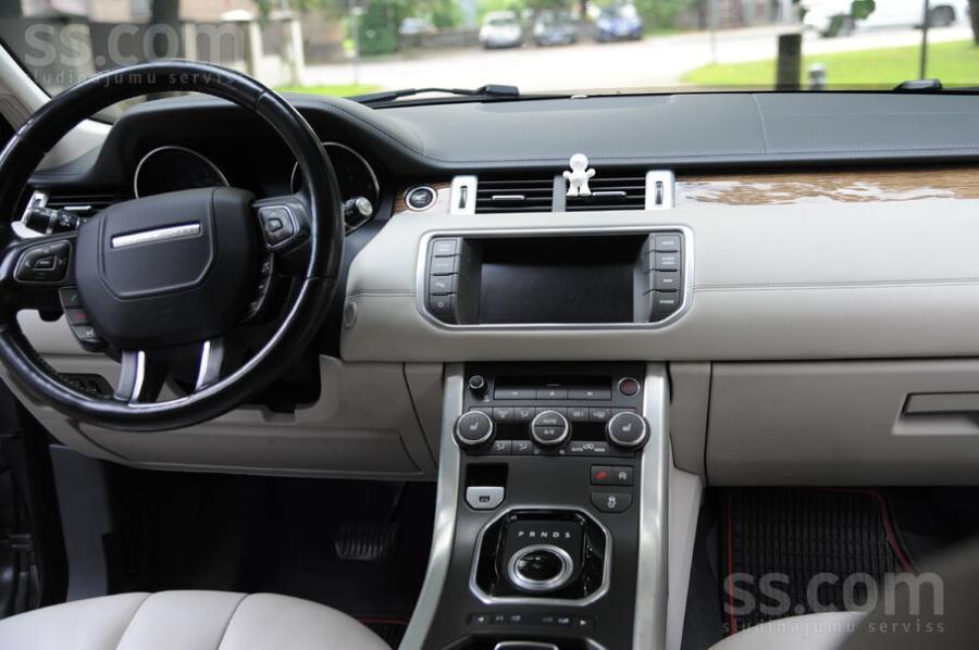 Grey Land Rover Range Rover Evoque 2014 in Jelgava, with an engine capacity of 2.20 L and mileage of 208 thousand km for 9600 €, photo 21 on AUTOMOTO.COM.LV