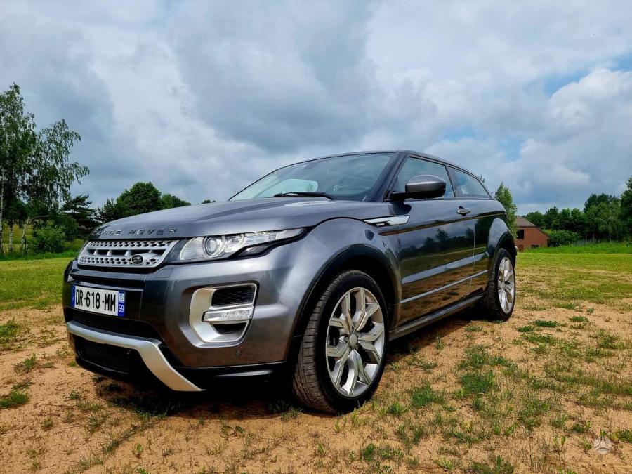 Pelēks Land Rover Range Rover Evoque 2015 Viļņa, ar dzinēja tilpumu 2.18 L un nobraukumu 217 tūkst. km par 9500 €, foto 5 vietnē AUTOMOTO.COM.LV
