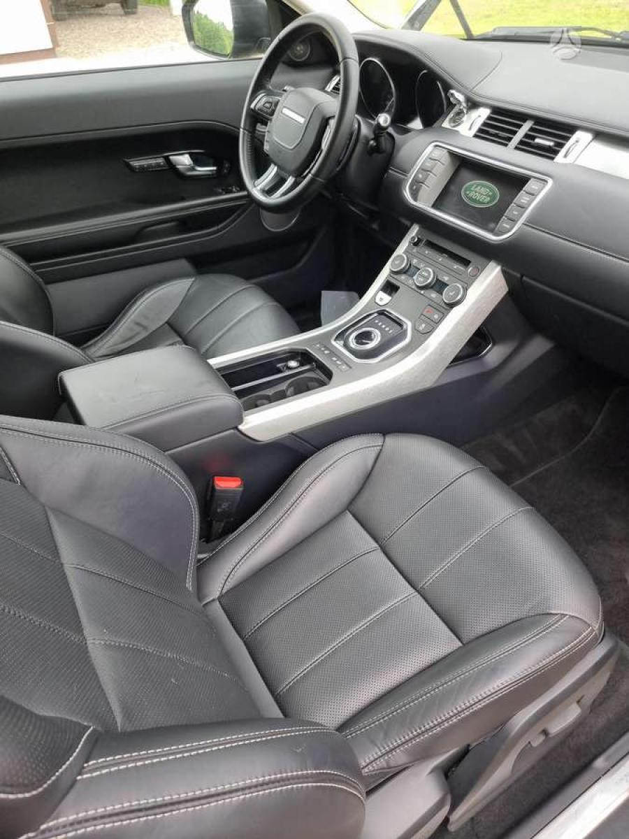 Pelēks Land Rover Range Rover Evoque 2015 Viļņa, ar dzinēja tilpumu 2.18 L un nobraukumu 217 tūkst. km par 9500 €, foto 14 vietnē AUTOMOTO.COM.LV