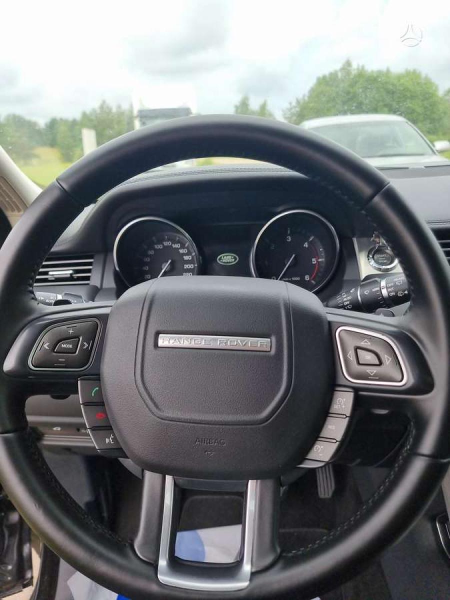 Pelēks Land Rover Range Rover Evoque 2015 Viļņa, ar dzinēja tilpumu 2.18 L un nobraukumu 217 tūkst. km par 9500 €, foto 19 vietnē AUTOMOTO.COM.LV