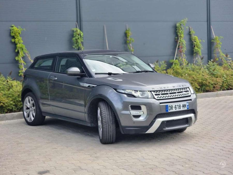 Grey Land Rover Range Rover Evoque 2015 in Vilnius, with an engine capacity of 2.18 L and mileage of 217 thousand km for 8500 €, photo 3 on AUTOMOTO.COM.LV
