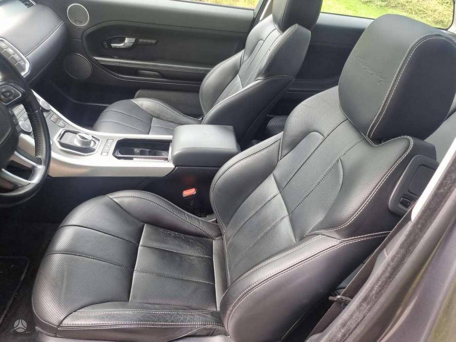 Grey Land Rover Range Rover Evoque 2015 in Vilnius, with an engine capacity of 2.18 L and mileage of 217 thousand km for 8500 €, photo 19 on AUTOMOTO.COM.LV