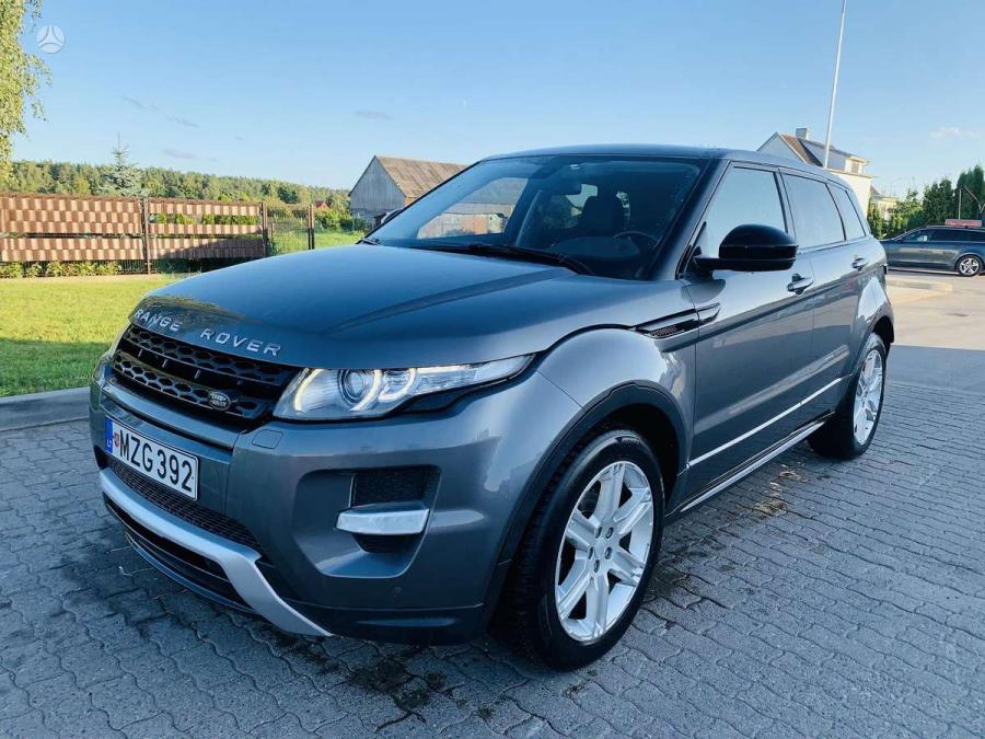 Pelēks Land Rover Range Rover Evoque 2015 Tauragė, ar dzinēja tilpumu 2.18 L un nobraukumu 152 tūkst. km par 11400 €, foto 1 vietnē AUTOMOTO.COM.LV