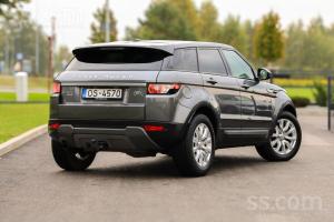 Grey Land Rover Range Rover Evoque 2015 in Jelgava, with an engine capacity of 2.20 L and mileage of 124 thousand km for 10990 €, photo 5 on AUTOMOTO.COM.LV