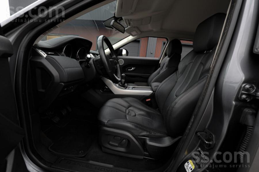 Grey Land Rover Range Rover Evoque 2015 in Jelgava, with an engine capacity of 2.20 L and mileage of 124 thousand km for 10990 €, photo 8 on AUTOMOTO.COM.LV