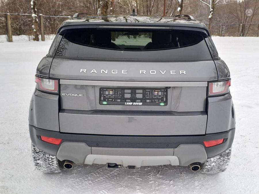 Grey Land Rover Range Rover Evoque 2016 in Siauliai, with an engine capacity of 2.00 L and mileage of 179 thousand km for 12250 €, photo 10 on AUTOMOTO.COM.LV