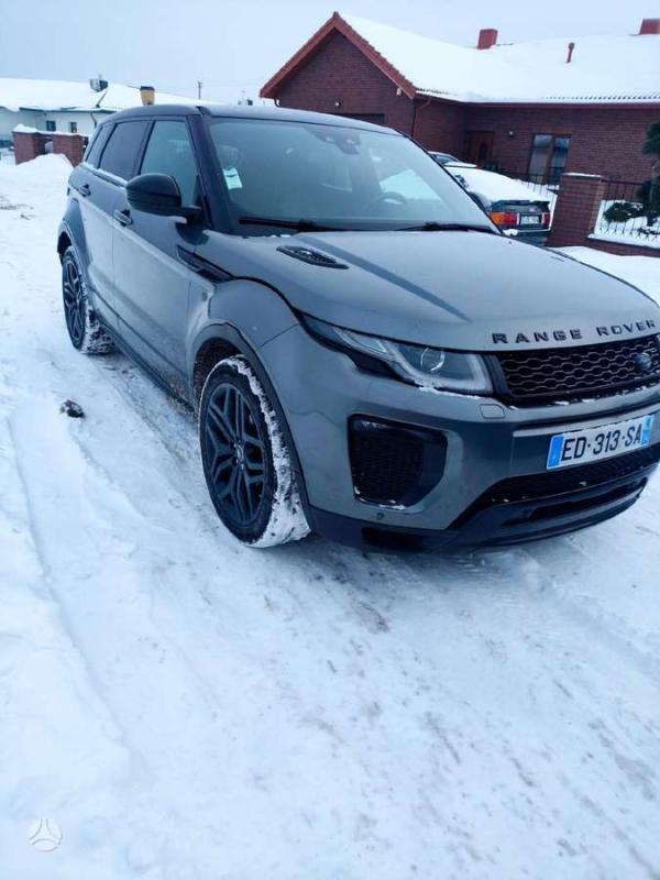 Pelēks Land Rover Range Rover Evoque 2016 Tauragė, ar dzinēja tilpumu 2.00 L un nobraukumu 137 tūkst. km par 11900 €, foto 1 vietnē AUTOMOTO.COM.LV