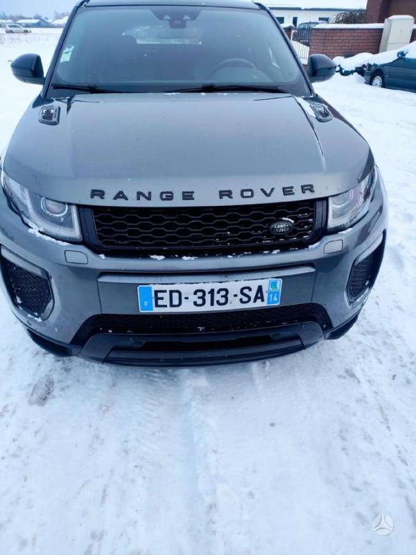 Pelēks Land Rover Range Rover Evoque 2016 Tauragė, ar dzinēja tilpumu 2.00 L un nobraukumu 137 tūkst. km par 11900 €, foto 2 vietnē AUTOMOTO.COM.LV