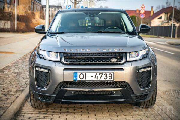 Grey Land Rover Range Rover Evoque 2016 in Riga, with an engine capacity of 2.00 L and mileage of 0 thousand km for 13990 €, photo 2 on AUTOMOTO.COM.LV