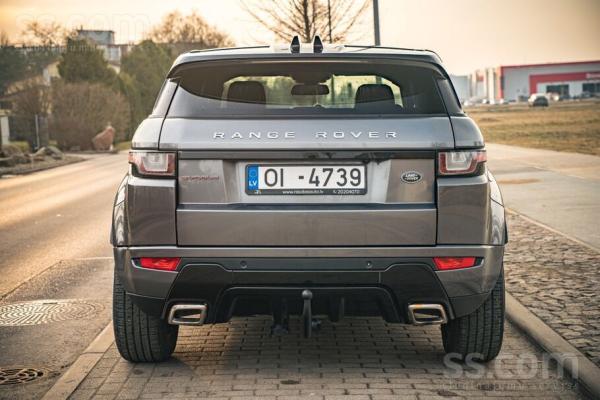 Grey Land Rover Range Rover Evoque 2016 in Riga, with an engine capacity of 2.00 L and mileage of 0 thousand km for 13990 €, photo 5 on AUTOMOTO.COM.LV