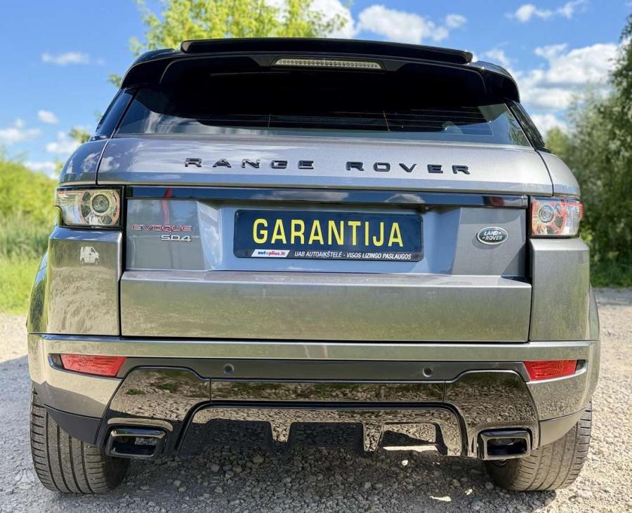 Grey Land Rover Range Rover Evoque 2016 in Siauliai, with an engine capacity of 2.18 L and mileage of 289 thousand km for 15550 €, photo 7 on AUTOMOTO.COM.LV