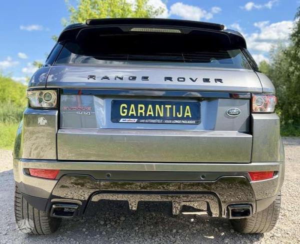 Pelēks Land Rover Range Rover Evoque 2016 Šauļi, ar dzinēja tilpumu 2.18 L un nobraukumu 289 tūkst. km par 15550 €, foto 6 vietnē AUTOMOTO.COM.LV