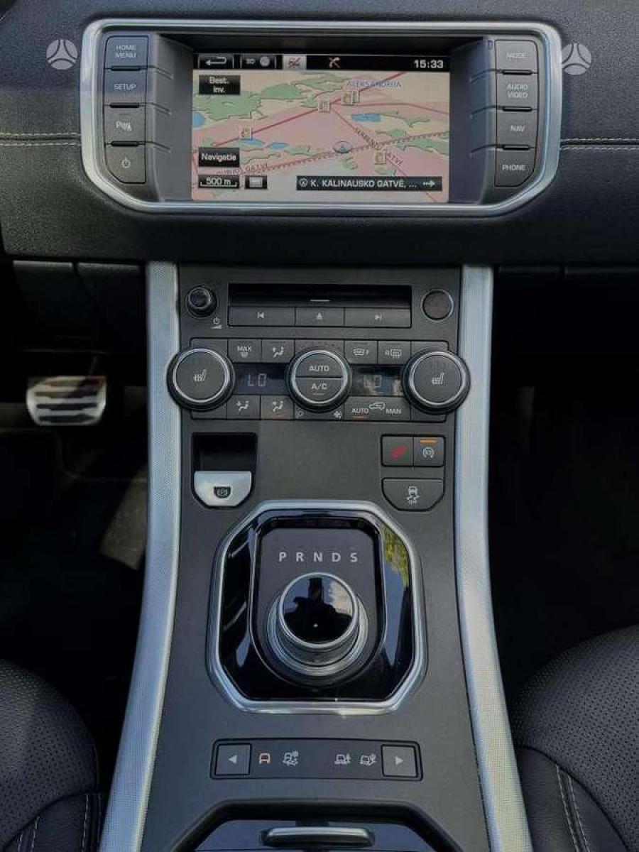 Grey Land Rover Range Rover Evoque 2016 in Siauliai, with an engine capacity of 2.18 L and mileage of 289 thousand km for 15550 €, photo 33 on AUTOMOTO.COM.LV