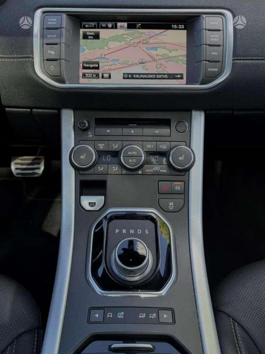 Grey Land Rover Range Rover Evoque 2016 in Siauliai, with an engine capacity of 2.18 L and mileage of 289 thousand km for 15550 €, photo 33 on AUTOMOTO.COM.LV
