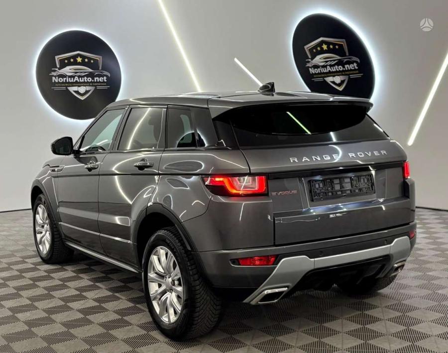 Grey Land Rover Range Rover Evoque 2016 in Marijampole, with an engine capacity of 2.00 L and mileage of 224 thousand km for 12450 €, photo 34 on AUTOMOTO.COM.LV