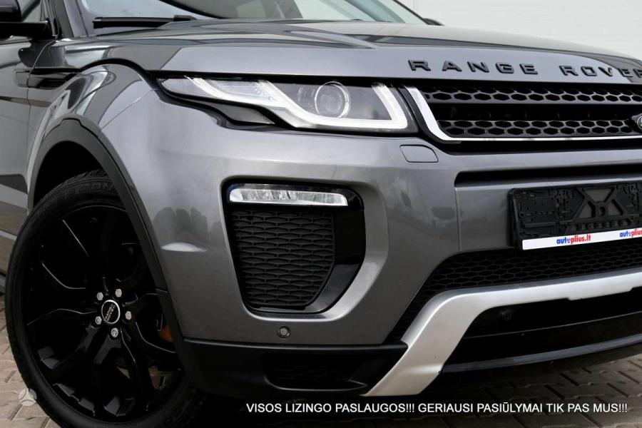 Grey Land Rover Range Rover Evoque 2016 in Kretinga, with an engine capacity of 2.00 L and mileage of 122 thousand km for 11999 €, photo 7 on AUTOMOTO.COM.LV