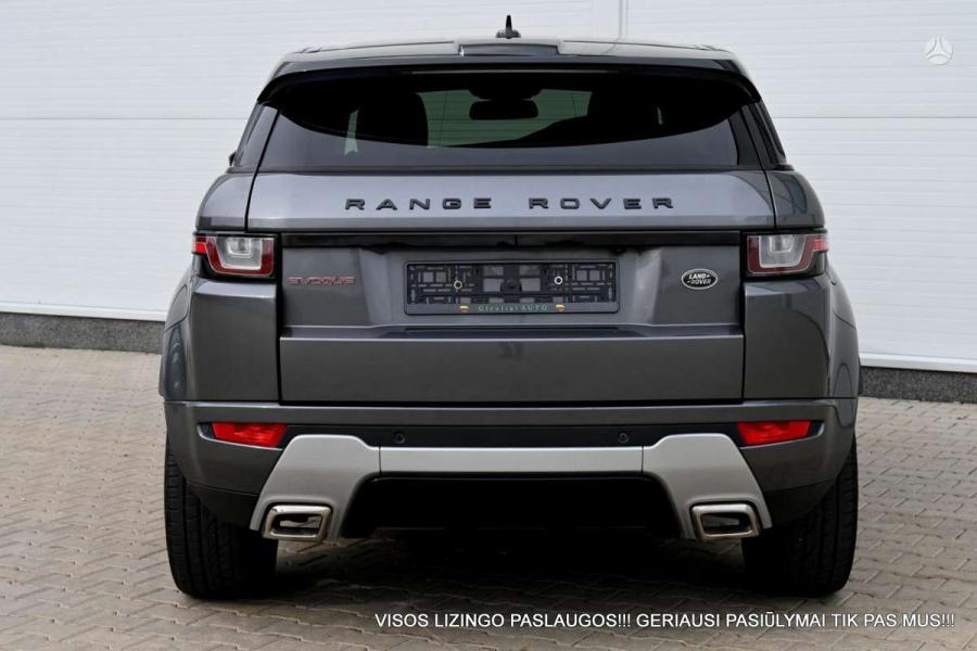 Grey Land Rover Range Rover Evoque 2016 in Kretinga, with an engine capacity of 2.00 L and mileage of 122 thousand km for 11999 €, photo 10 on AUTOMOTO.COM.LV
