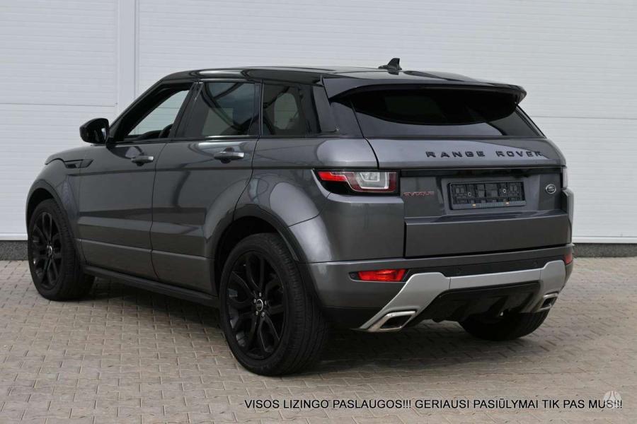 Grey Land Rover Range Rover Evoque 2016 in Kretinga, with an engine capacity of 2.00 L and mileage of 122 thousand km for 11999 €, photo 11 on AUTOMOTO.COM.LV