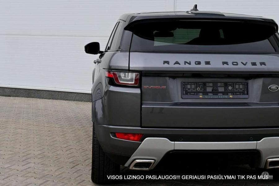 Grey Land Rover Range Rover Evoque 2016 in Kretinga, with an engine capacity of 2.00 L and mileage of 122 thousand km for 11999 €, photo 12 on AUTOMOTO.COM.LV