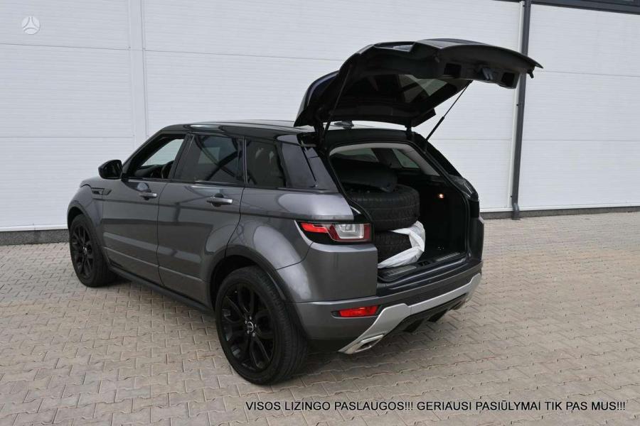 Grey Land Rover Range Rover Evoque 2016 in Kretinga, with an engine capacity of 2.00 L and mileage of 122 thousand km for 11999 €, photo 13 on AUTOMOTO.COM.LV