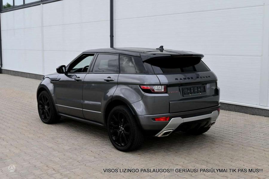 Grey Land Rover Range Rover Evoque 2016 in Kretinga, with an engine capacity of 2.00 L and mileage of 122 thousand km for 11999 €, photo 16 on AUTOMOTO.COM.LV
