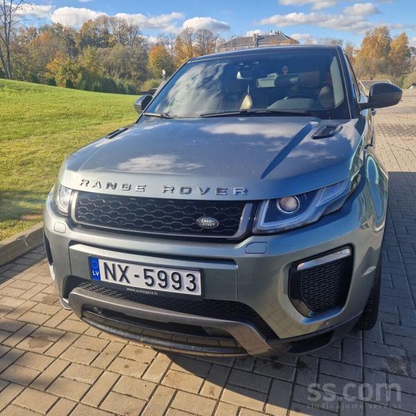 Pelēks Land Rover Range Rover Evoque 2016 Rēzekne, ar dzinēja tilpumu 2.00 L un nobraukumu 155 tūkst. km par 13400 €, foto 1 vietnē AUTOMOTO.COM.LV