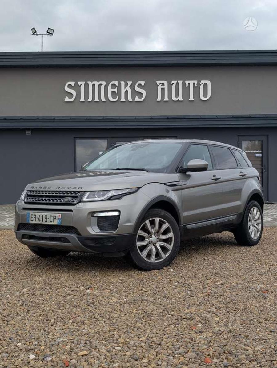 Grey Land Rover Range Rover Evoque 2017 in Taurage, with an engine capacity of 2.00 L and mileage of 180 thousand km for 8850 €, photo 1 on AUTOMOTO.COM.LV
