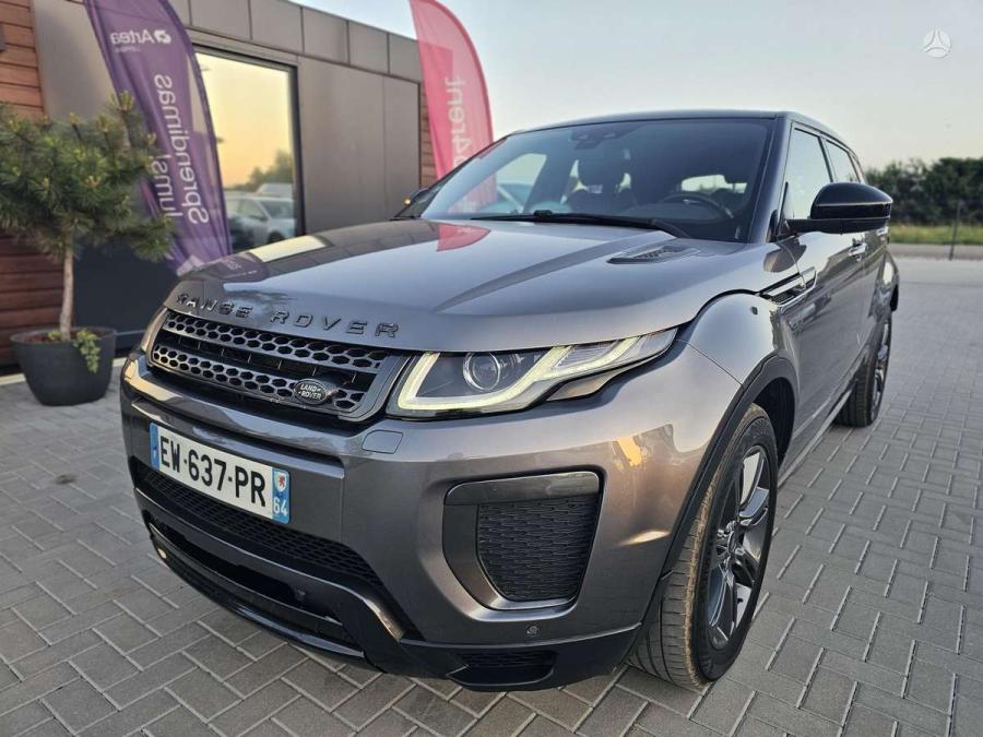Pelēks Land Rover Range Rover Evoque 2018 Tauragė, ar dzinēja tilpumu 2.00 L un nobraukumu 163 tūkst. km par 9700 €, foto 1 vietnē AUTOMOTO.COM.LV