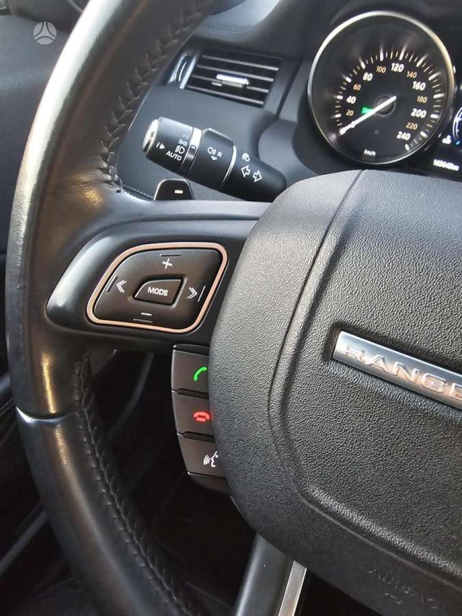 Pelēks Land Rover Range Rover Evoque 2018 Tauragė, ar dzinēja tilpumu 2.00 L un nobraukumu 163 tūkst. km par 9700 €, foto 16 vietnē AUTOMOTO.COM.LV