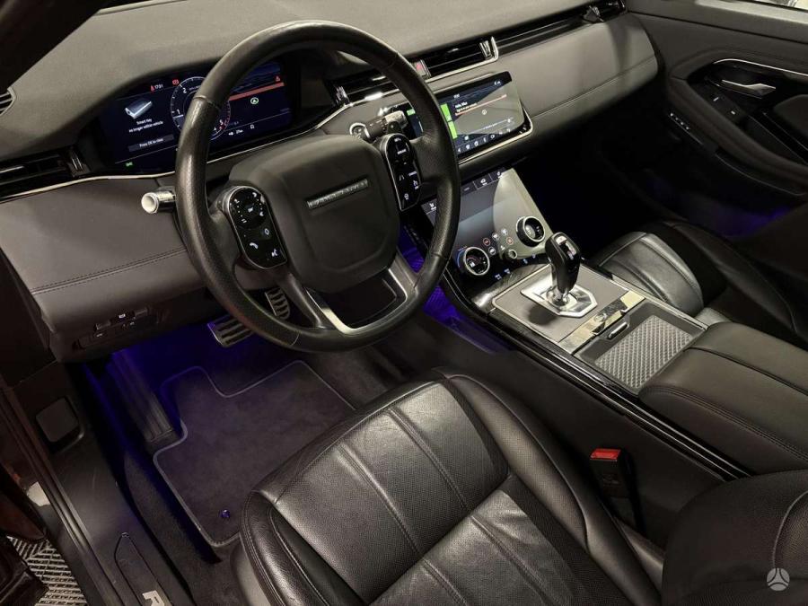 Grey Land Rover Range Rover Evoque 2019 in Vilnius, with an engine capacity of 2.00 L and mileage of 49 thousand km for 27990 €, photo 11 on AUTOMOTO.COM.LV