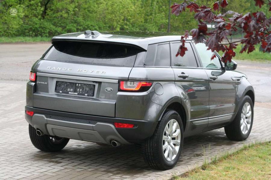 Grey Land Rover Range Rover Evoque 2019 in Kaunas, with an engine capacity of 2.00 L and mileage of 180 thousand km for 13700 €, photo 7 on AUTOMOTO.COM.LV