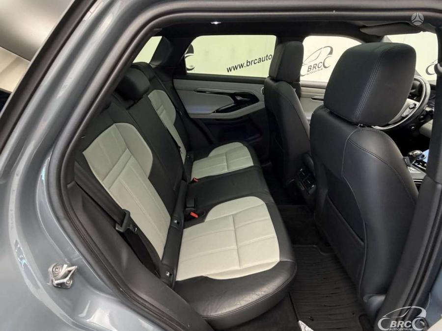 Grey Land Rover Range Rover Evoque 2019 in Vilnius, with an engine capacity of 2.00 L and mileage of 114 thousand km for 25500 €, photo 13 on AUTOMOTO.COM.LV