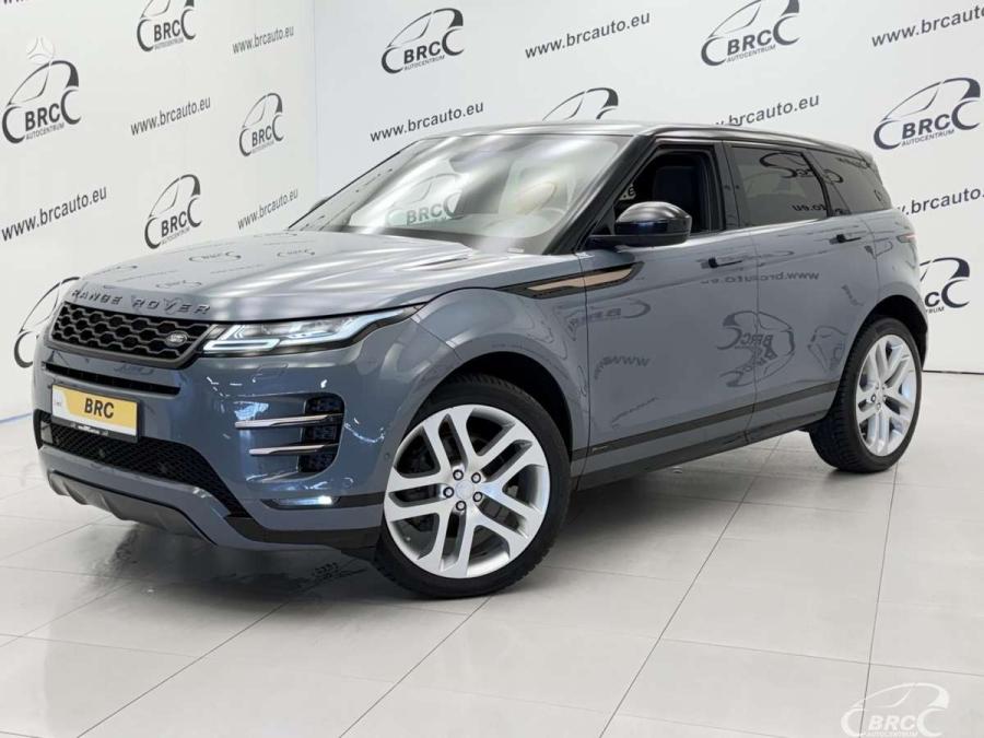 Grey Land Rover Range Rover Evoque 2019 in Vilnius, with an engine capacity of 2.00 L and mileage of 114 thousand km for 24800 €, photo 1 on AUTOMOTO.COM.LV