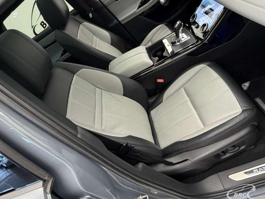 Grey Land Rover Range Rover Evoque 2019 in Vilnius, with an engine capacity of 2.00 L and mileage of 114 thousand km for 24800 €, photo 7 on AUTOMOTO.COM.LV