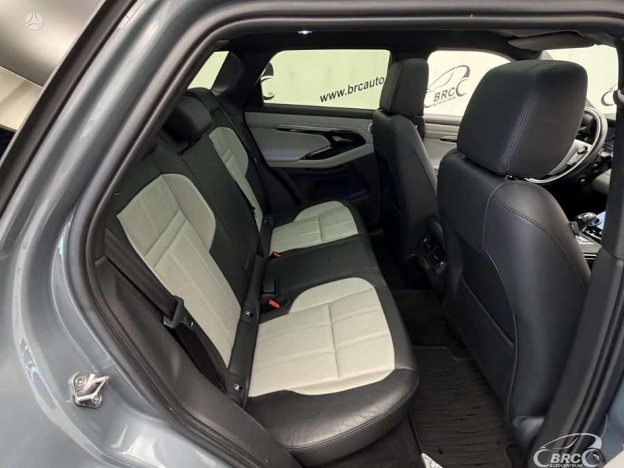 Grey Land Rover Range Rover Evoque 2019 in Vilnius, with an engine capacity of 2.00 L and mileage of 114 thousand km for 24800 €, photo 13 on AUTOMOTO.COM.LV