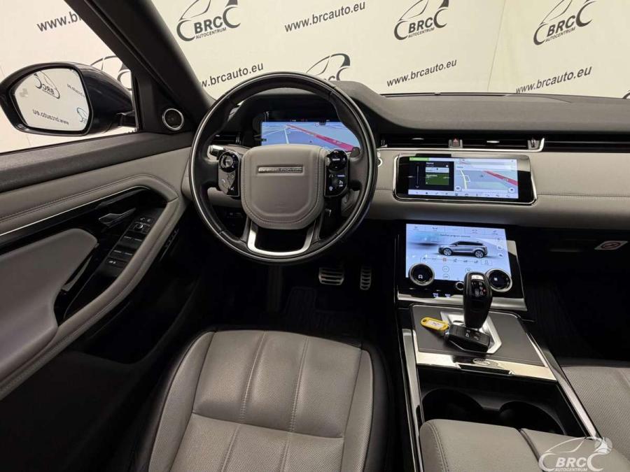 Grey Land Rover Range Rover Evoque 2019 in Vilnius, with an engine capacity of 2.00 L and mileage of 114 thousand km for 24800 €, photo 16 on AUTOMOTO.COM.LV