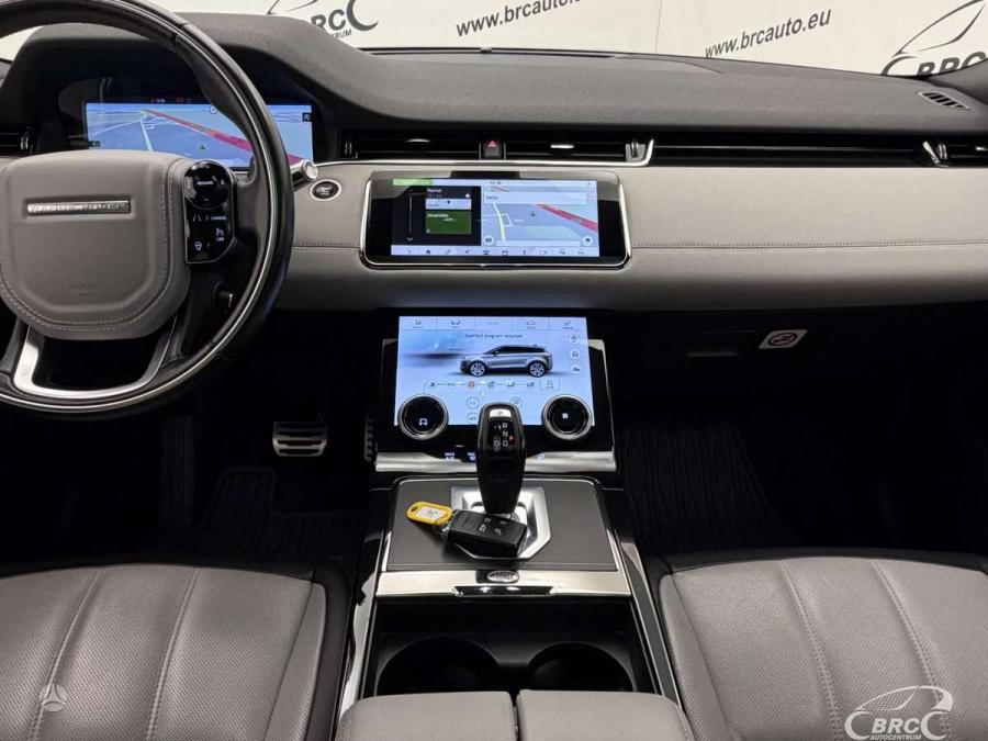 Grey Land Rover Range Rover Evoque 2019 in Vilnius, with an engine capacity of 2.00 L and mileage of 114 thousand km for 24800 €, photo 17 on AUTOMOTO.COM.LV