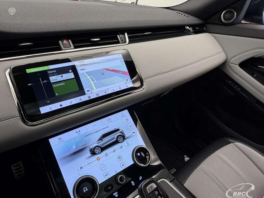 Grey Land Rover Range Rover Evoque 2019 in Vilnius, with an engine capacity of 2.00 L and mileage of 114 thousand km for 24800 €, photo 31 on AUTOMOTO.COM.LV