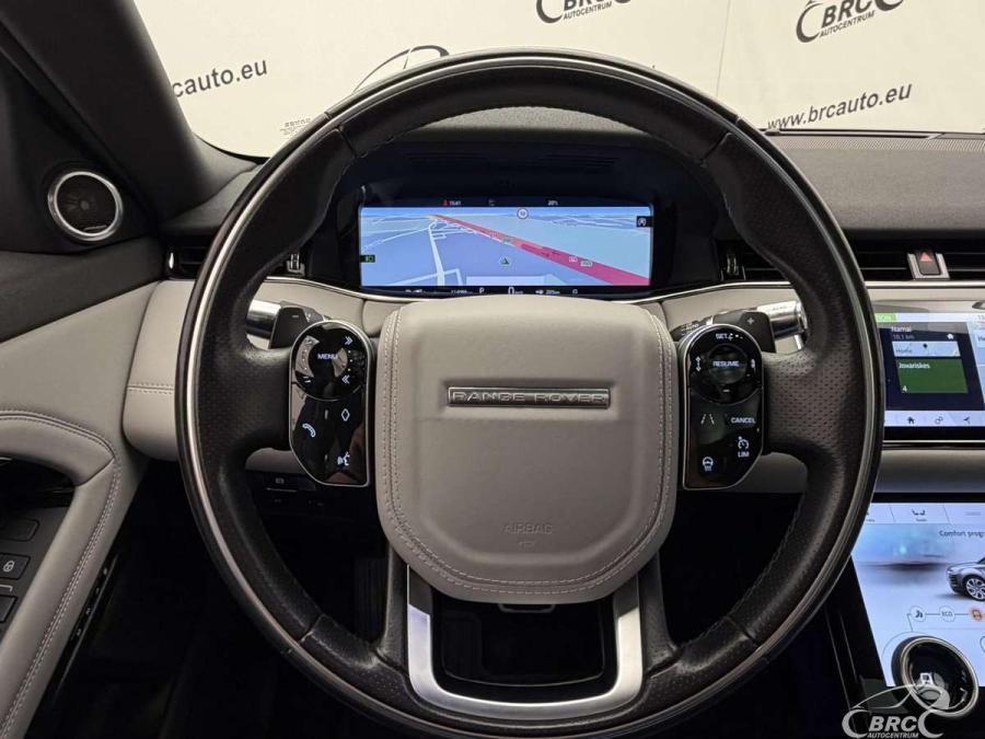 Grey Land Rover Range Rover Evoque 2019 in Vilnius, with an engine capacity of 2.00 L and mileage of 114 thousand km for 24800 €, photo 32 on AUTOMOTO.COM.LV