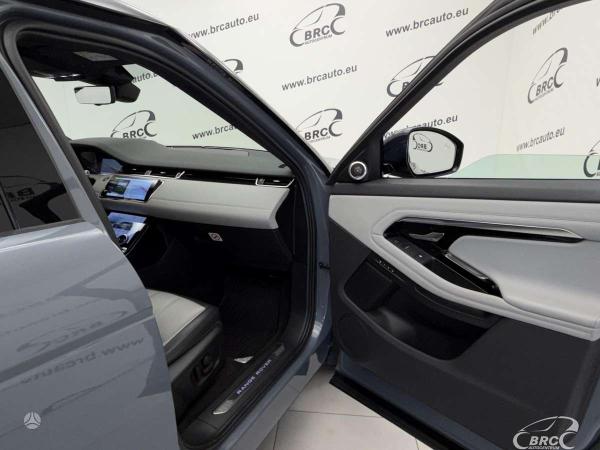 Grey Land Rover Range Rover Evoque 2019 in Vilnius, with an engine capacity of 2.00 L and mileage of 114 thousand km for 23500 €, photo 10 on AUTOMOTO.COM.LV