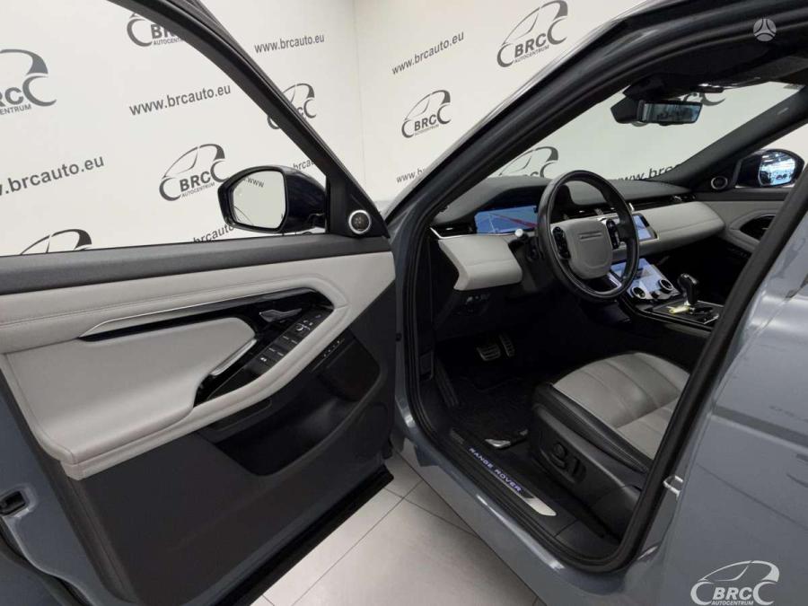 Grey Land Rover Range Rover Evoque 2019 in Vilnius, with an engine capacity of 2.00 L and mileage of 114 thousand km for 23500 €, photo 22 on AUTOMOTO.COM.LV