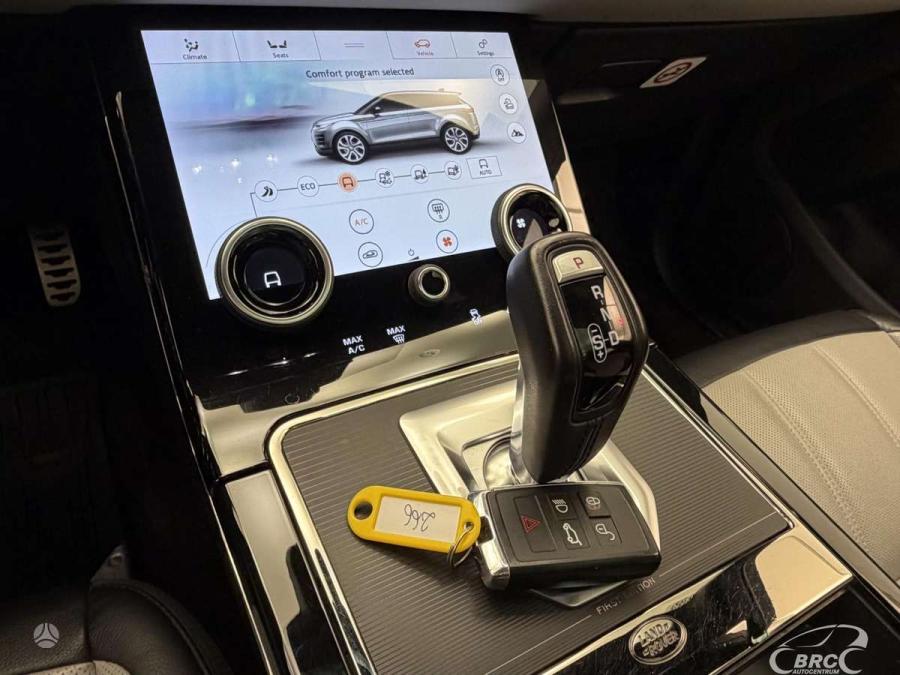 Grey Land Rover Range Rover Evoque 2019 in Vilnius, with an engine capacity of 2.00 L and mileage of 114 thousand km for 23500 €, photo 29 on AUTOMOTO.COM.LV