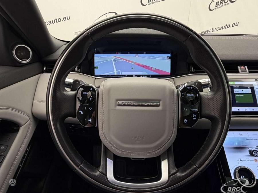 Grey Land Rover Range Rover Evoque 2019 in Vilnius, with an engine capacity of 2.00 L and mileage of 114 thousand km for 23500 €, photo 32 on AUTOMOTO.COM.LV