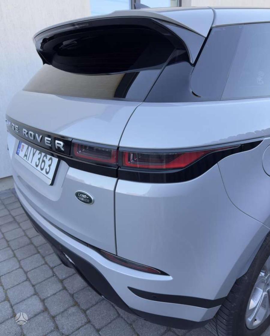 Pelēks Land Rover Range Rover Evoque 2020 Klaipėda, ar dzinēja tilpumu 2.00 L un nobraukumu 79 tūkst. km par 30500 €, foto 8 vietnē AUTOMOTO.COM.LV